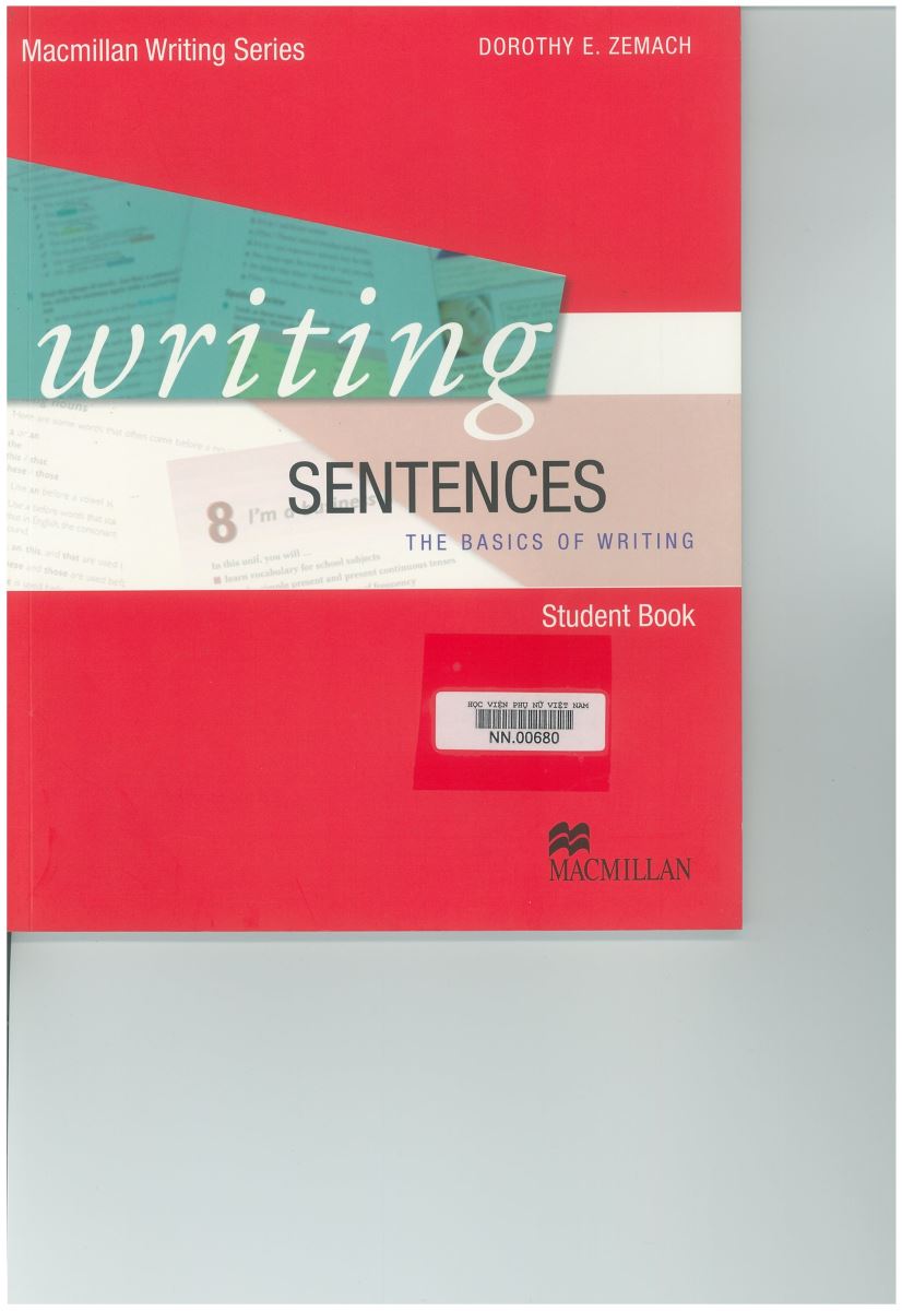 Giới thiệu sách: Writing sentences- The basics of writing – Cổng thông tin